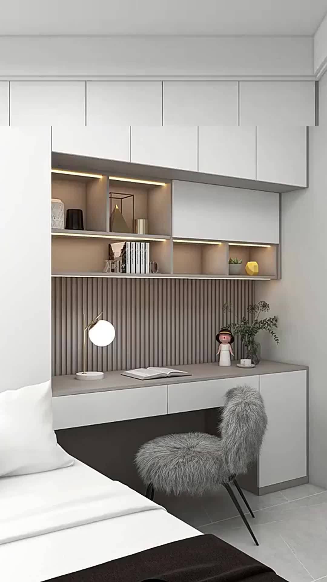 卧室榻榻米:装修设计新选择 #装修 #室内设计 #卧室 #装修设计 #榻榻米