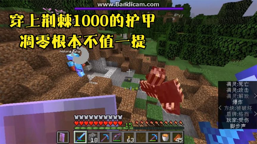 我的世界数据包生存(中):凋零算什么牛马?直接被荆棘1000反si