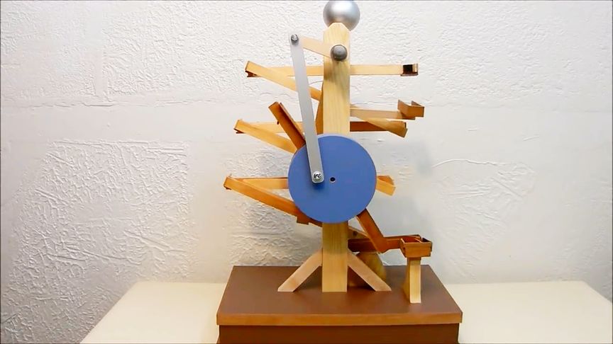 一个创意的机械结构,实现往复运动!