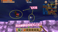迷你世界:捉迷藏,一个开挂飞天,一个坐骑小飞鼠上天,搞啥呢