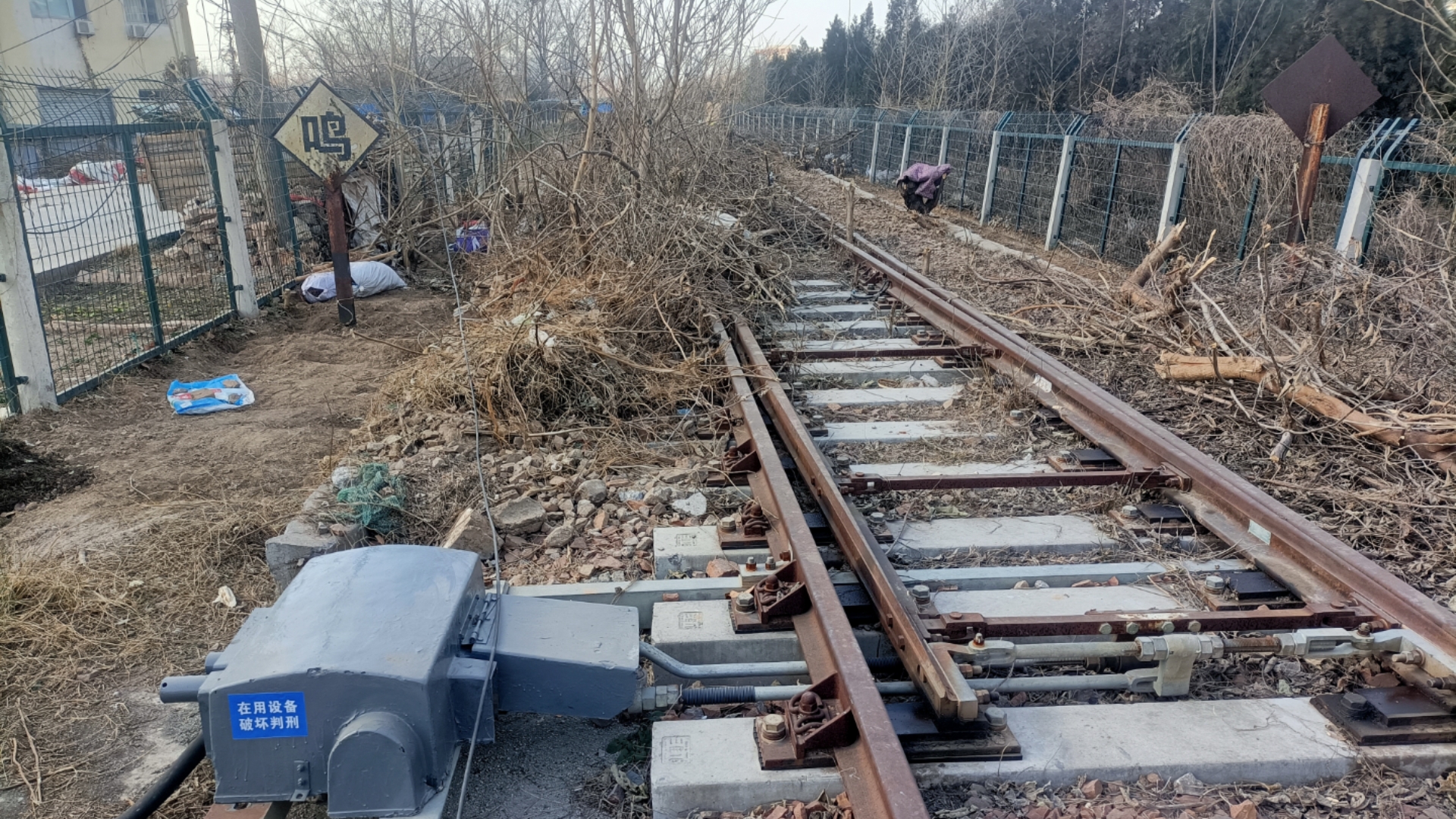 ...道岔上抹润滑油?重访郑州黄河迎宾馆专用线江山路道口—安全线道岔