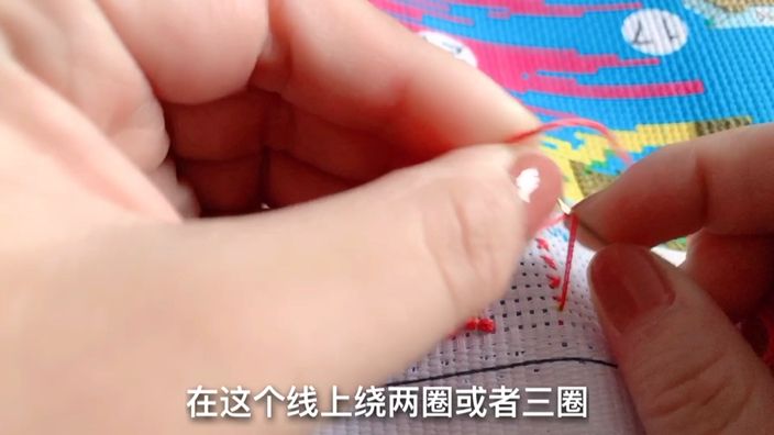 教大家十字绣最基础的五种绣法、针法特别简单、新手必看哦!