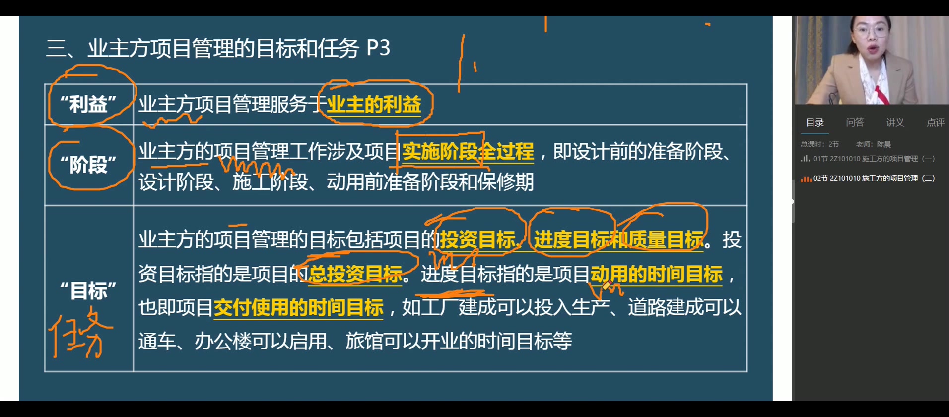 02节 2Z101010 施工方的项目管理(二)