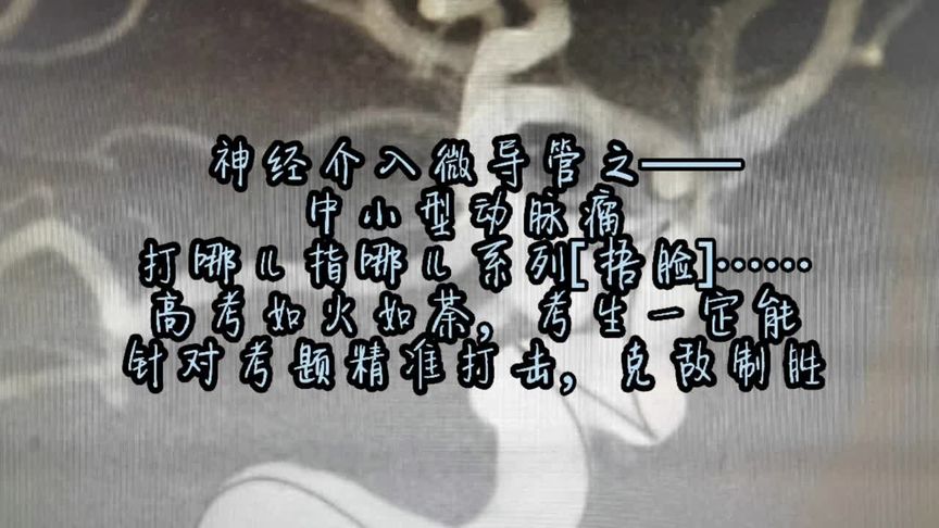 神经介入微导管之——中小型动脉瘤