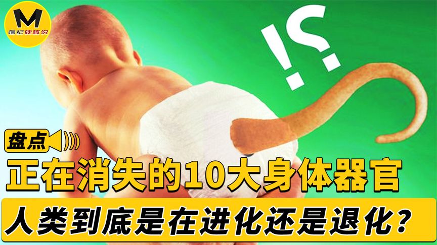 盘点人类最没用的10大器官,很多人都已经消失,快看看你还有几个