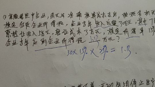 核定征收企业所得税应用