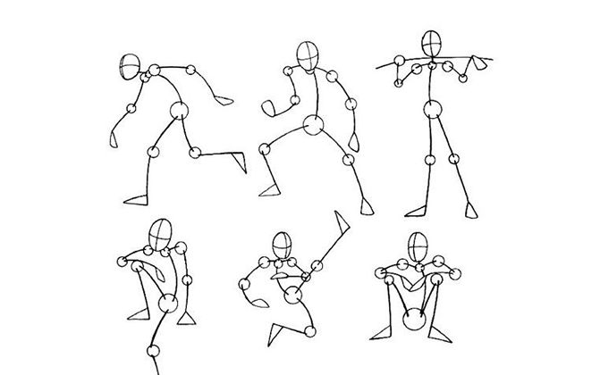 想要画好人体,首先你得搞定火柴人!