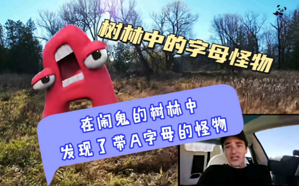 在闹鬼的树林中发现了带A字母的怪物