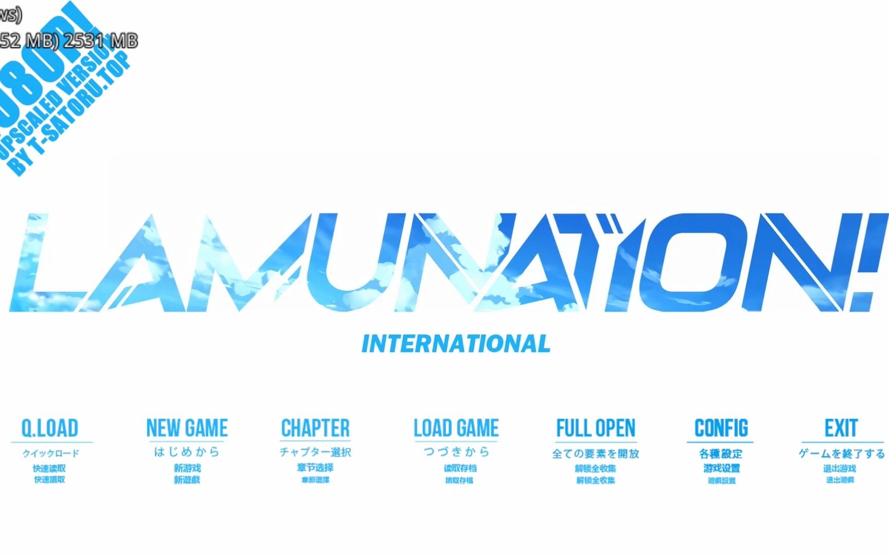 [PC / 安卓 KR 模拟器] LAMUNATION 1080P版