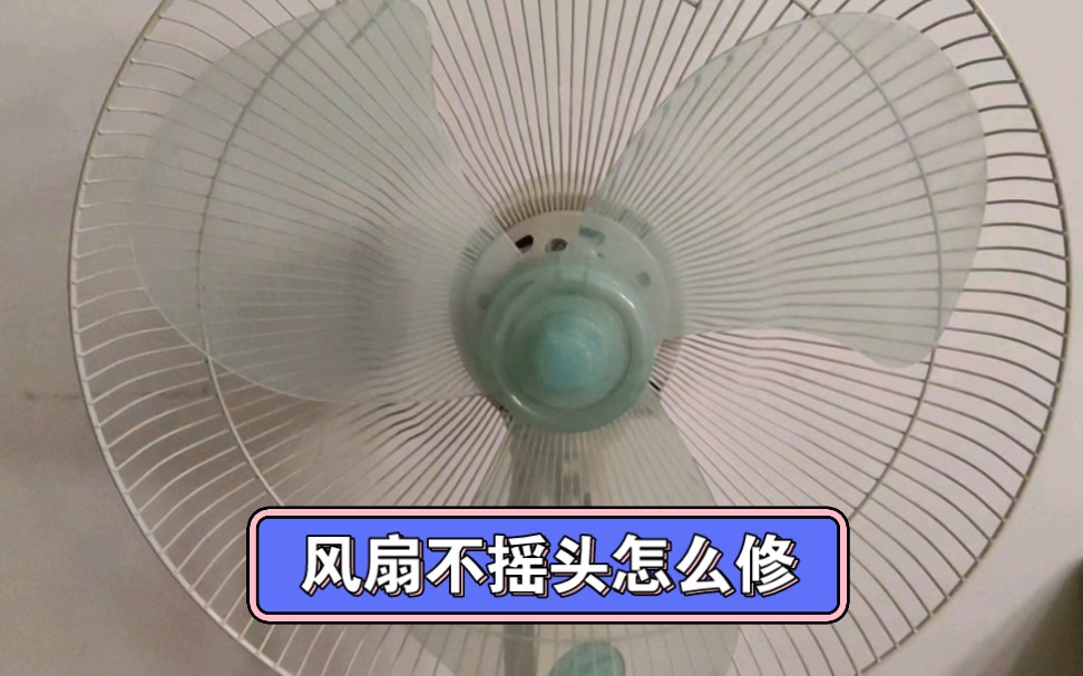 风扇不摇头怎么修