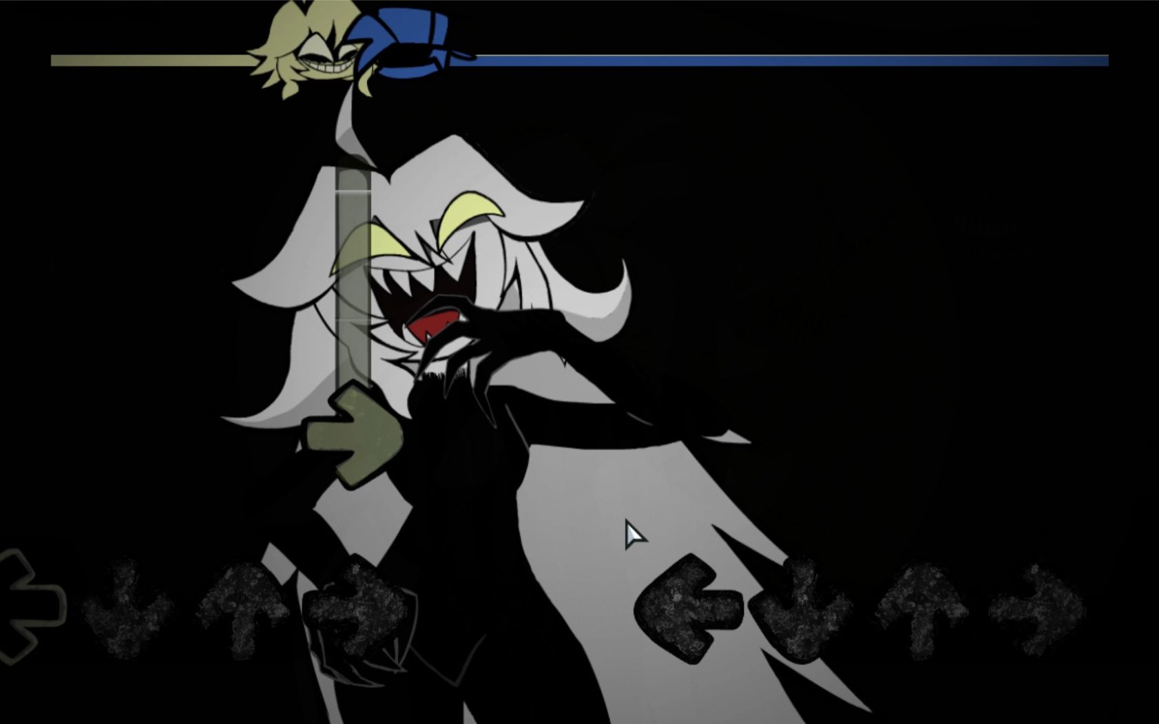 FNF超优质模组 蓝蛋事件2.0 被感染的GF 死亡恐惧症