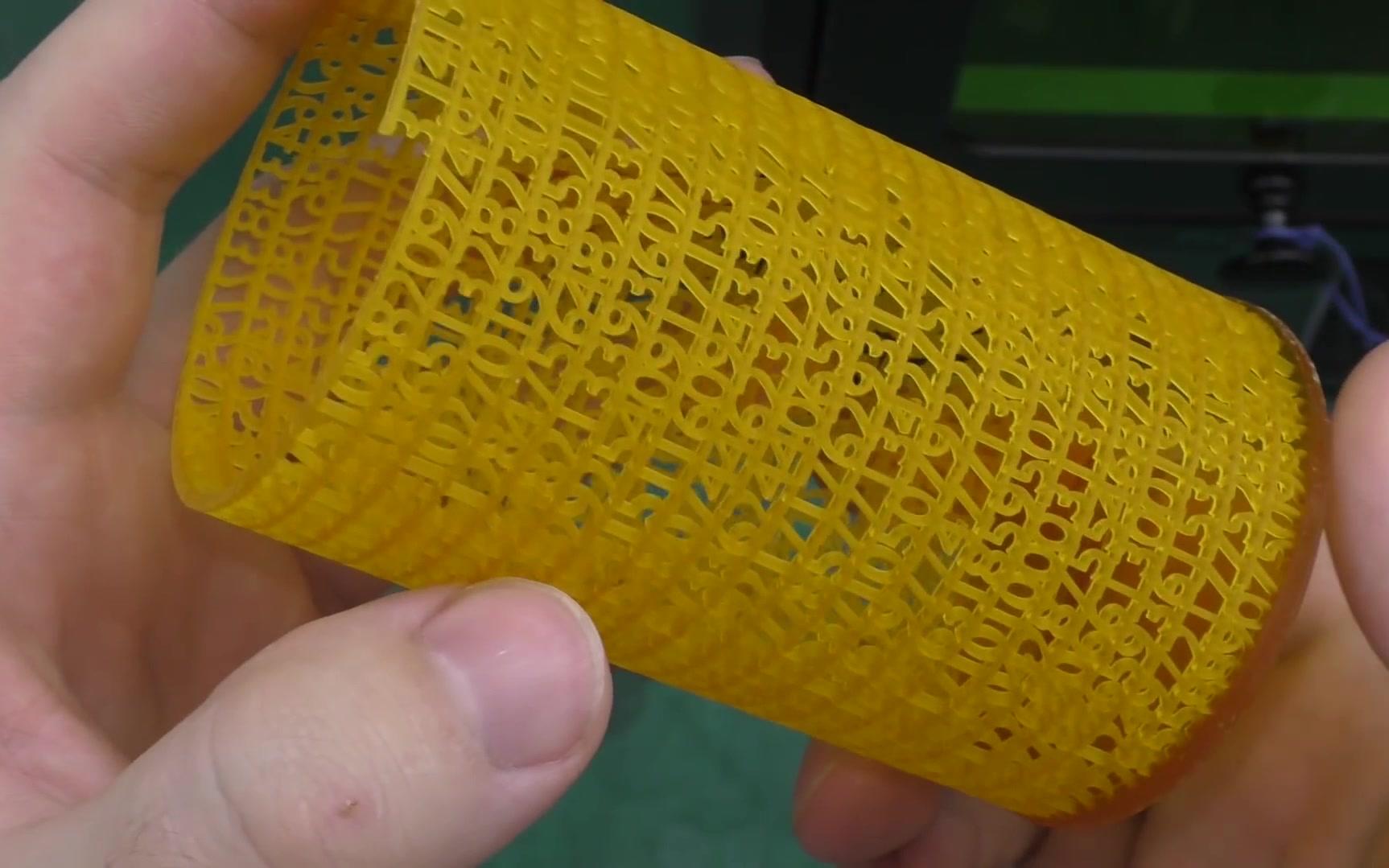 圆周率不用背!3d打印π前一千零一个数字