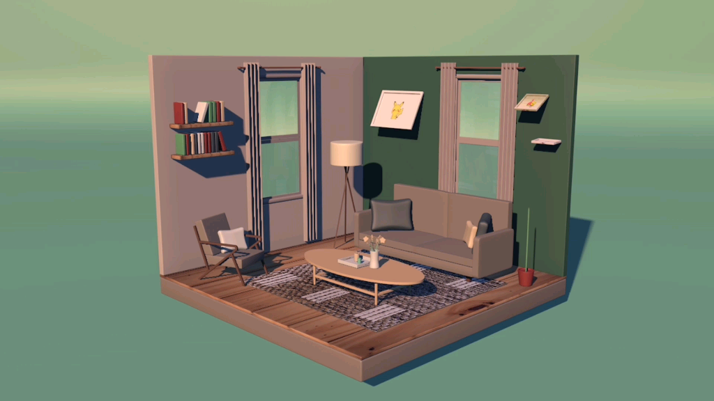 C4D第二期《一个小房间》