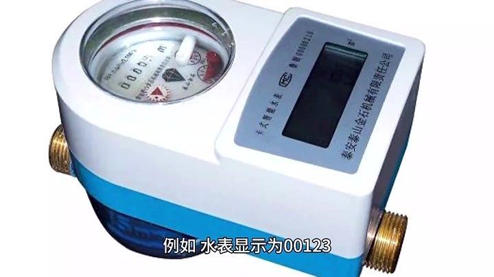 5位水表怎么看吨数