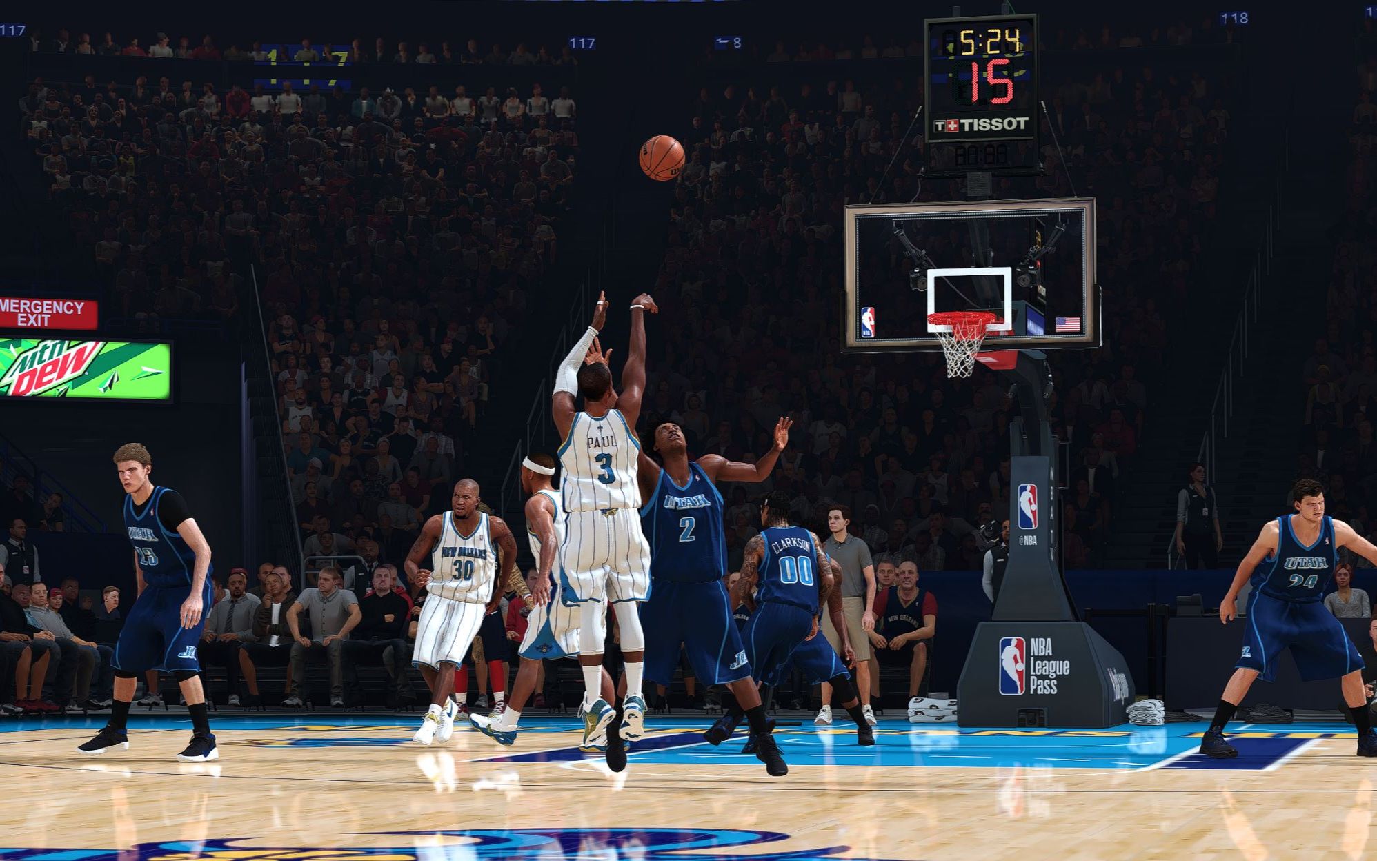 NBA2K23 蜂王 克里斯·保罗投篮修改_单机游戏热门视频