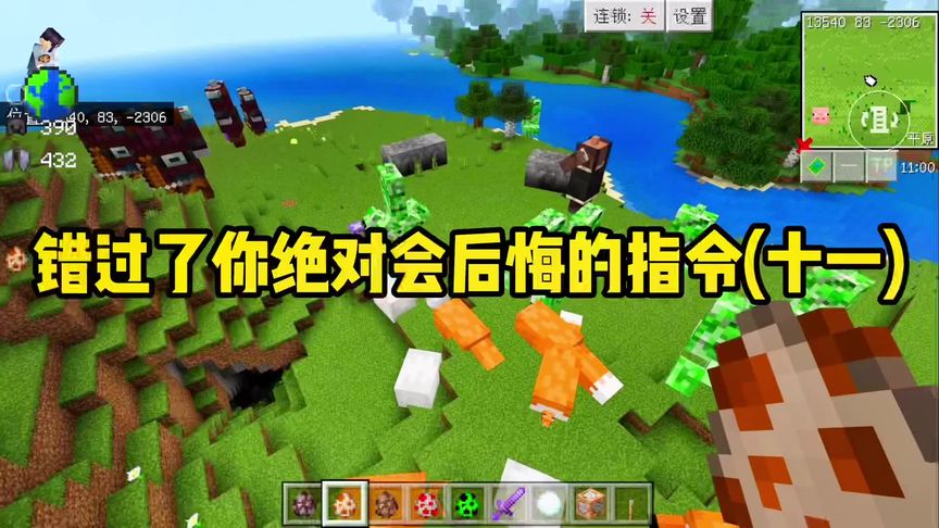 错过了绝对会后悔的指令第十一期#创作灵感 #我的世界指令