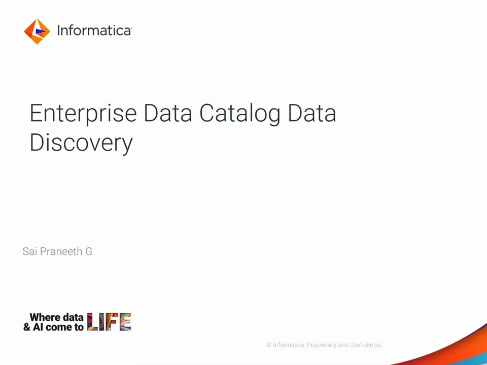 企业数据目录中的数据发现