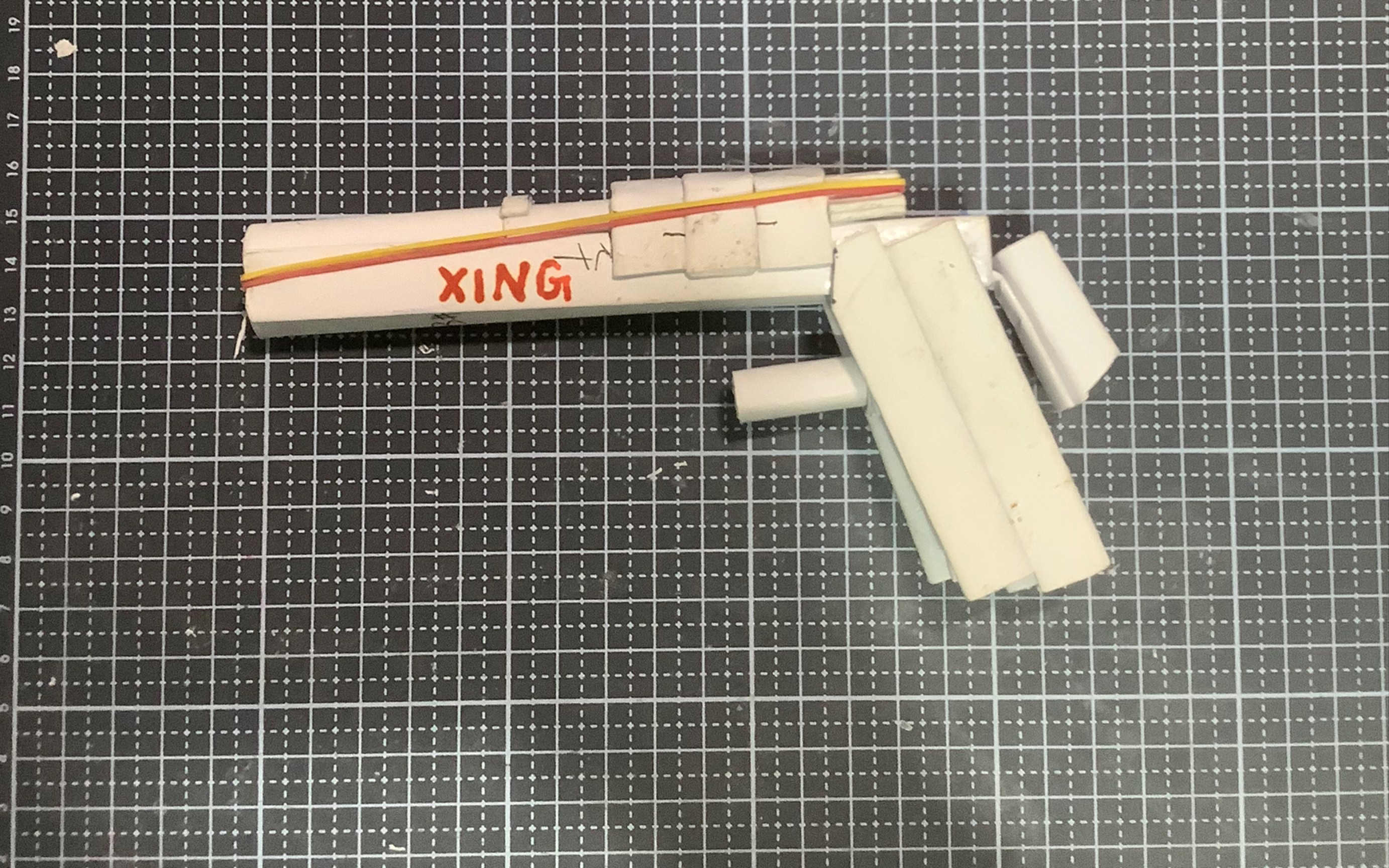 【仿制纸模】改良小纸枪