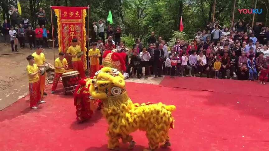 青年艺术团舞狮队舞狮表演