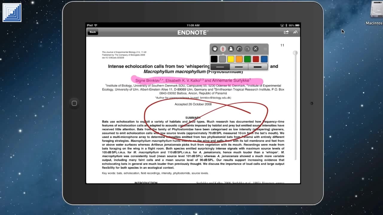 如何在iPad上使用Endnote