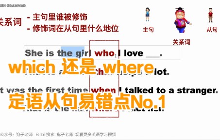 【语法精讲】定语从句易错点No.1 | which 还是 where?