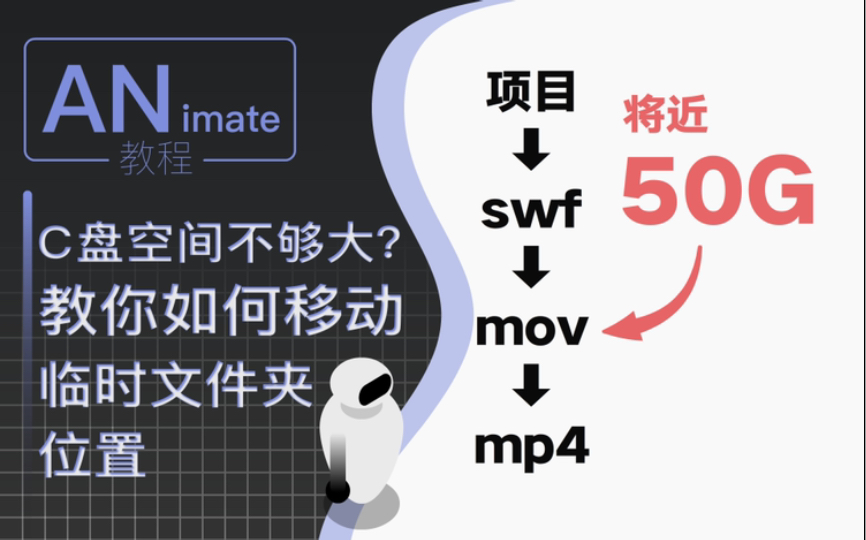 C盘空间不够大?教你如何移动AN的临时文件夹位置(机翻)