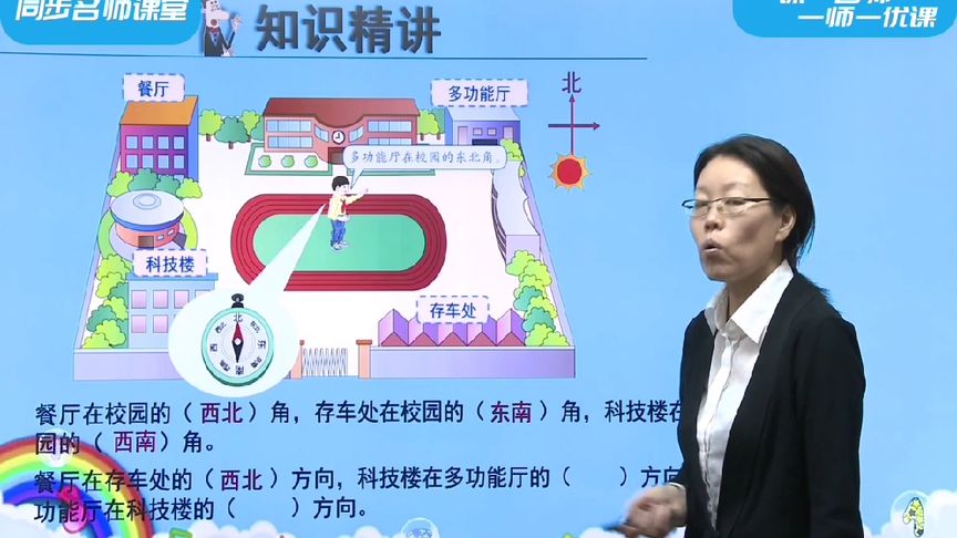 人教版数学三年级下册-位置与方向