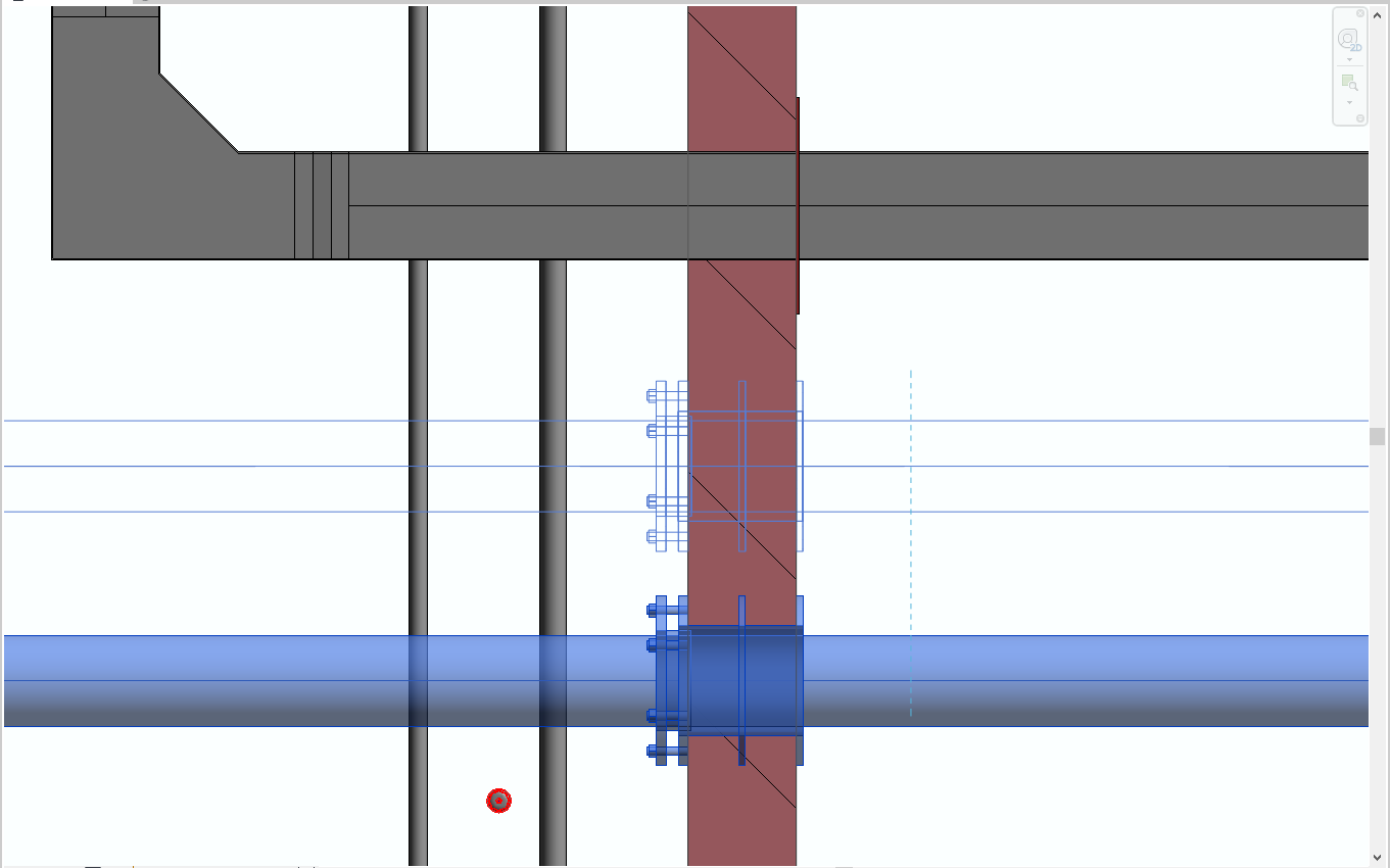 Revit上快速生成《02S404防水套管》族,随管随墙联动