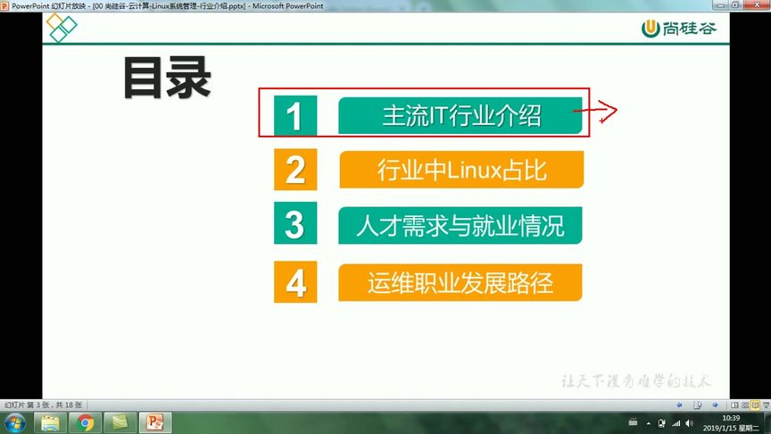 云计算Linux系统管理尚硅谷:第1讲,IT主流行业