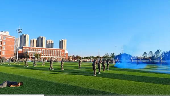 2024黄冈市益才盛华学校高一军训结营仪式【上】