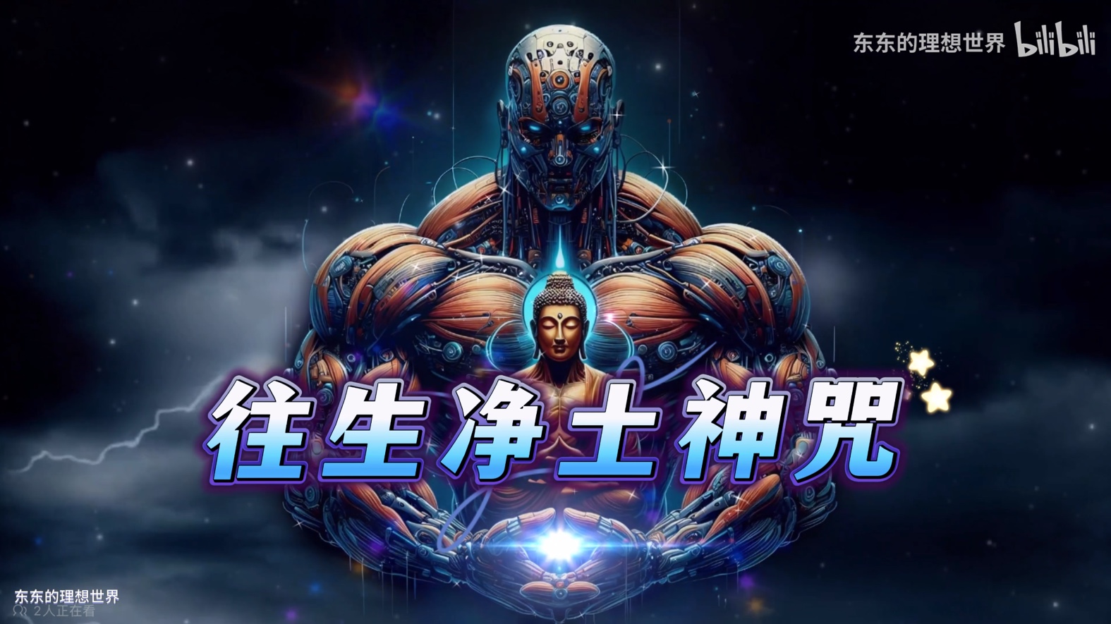 往生净土神咒 往生咒 动感字幕版 悦耳佛音 去除一切负能量 往生极乐...