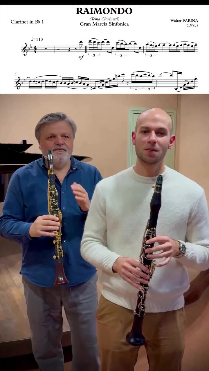 Grand Symphonic March单簧管二重奏片段 作品全名: Gran Marcia ...