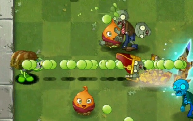 植物大战僵尸2 教你不用修改器,用逃脱树根和咖啡豆种植重叠植物