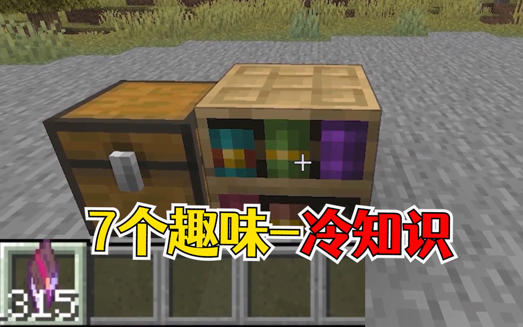 我的世界:7个趣味冷知识,新书架能无限复制书?_单机游戏热门视频