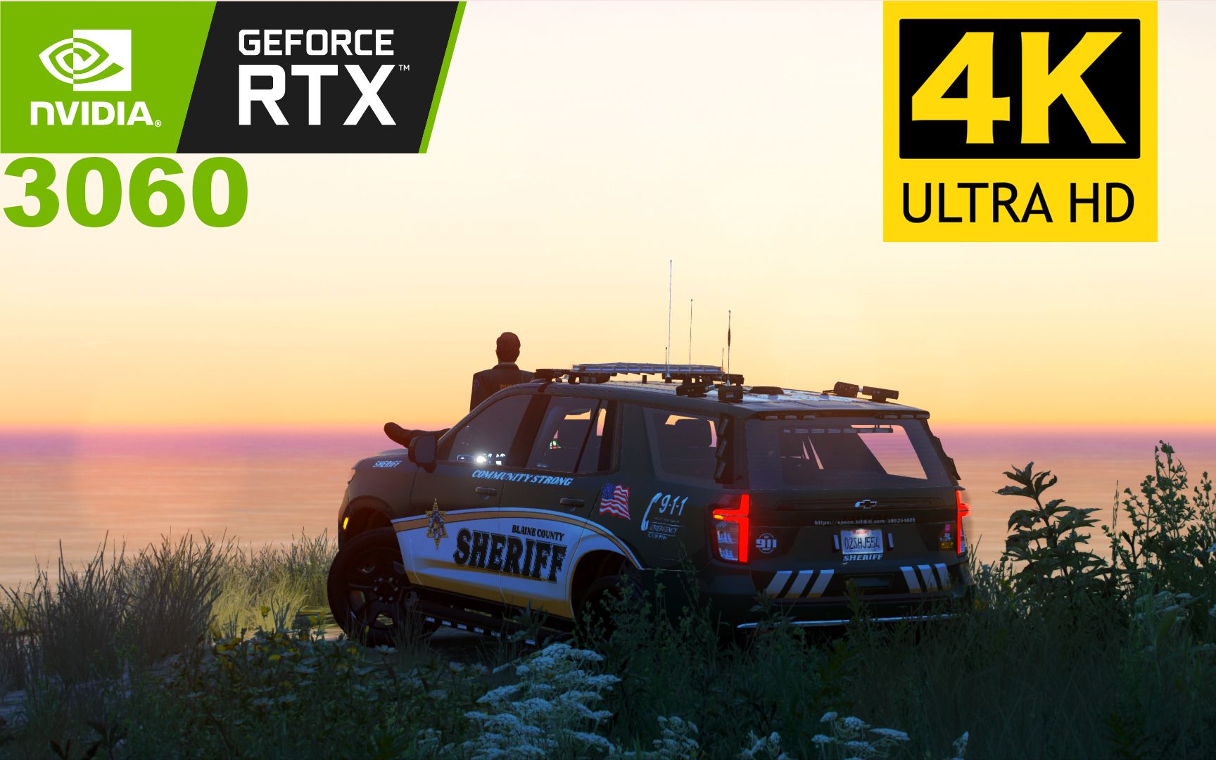 【LSPDFR】:在NVE画质加持下的夜晚巡逻合集混剪/RTX3060/4K60...