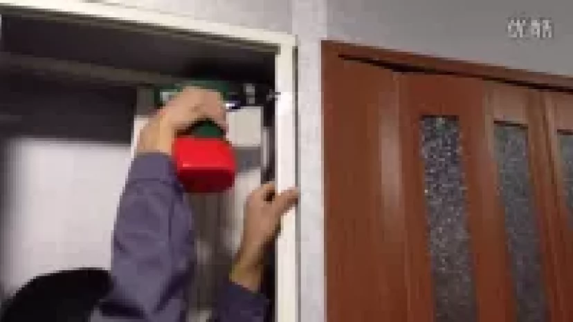 折叠门安装视频
