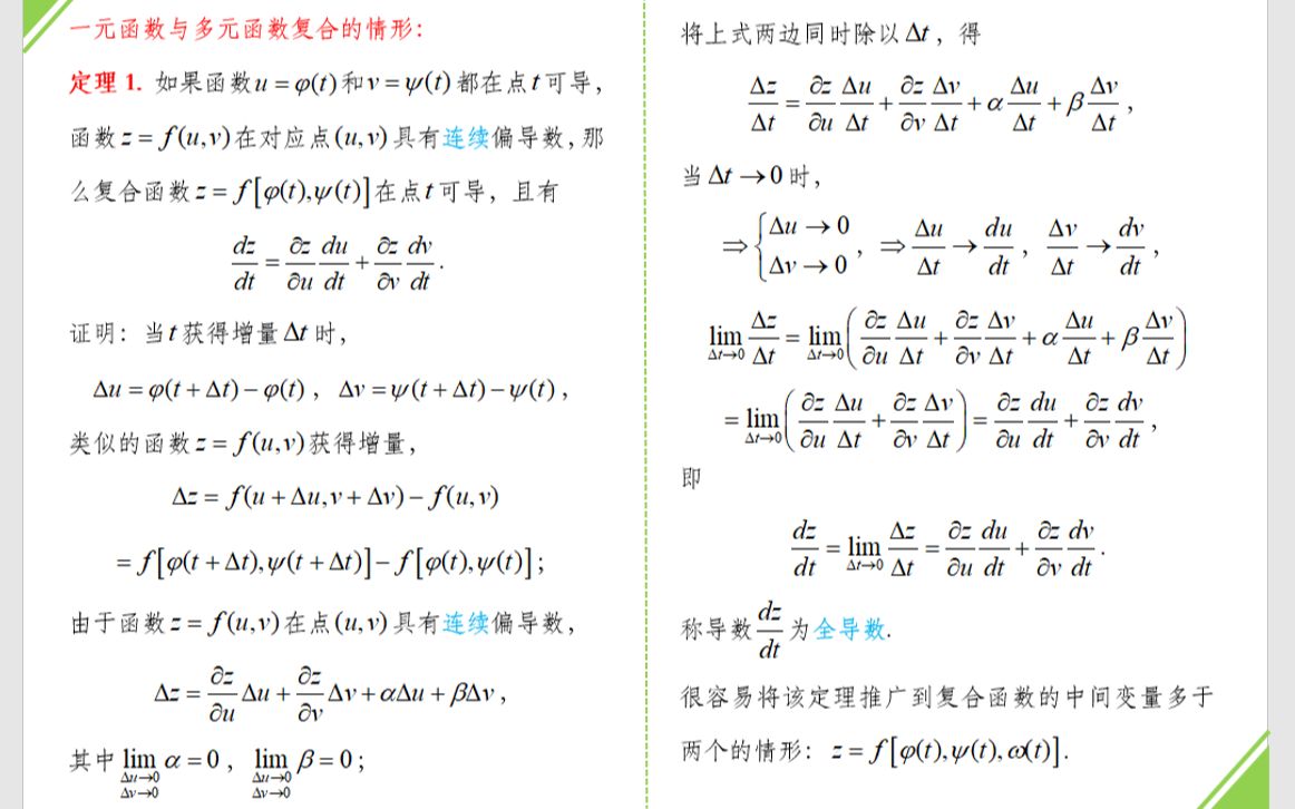 119.多元函数:复合函数求导(1)
