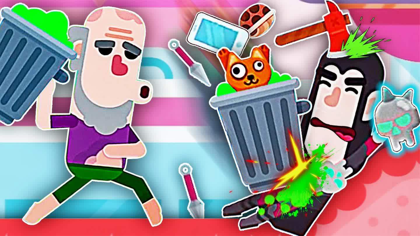 ./b> 我有一个神奇垃圾桶,能蹦出别人的武器!小熙解说