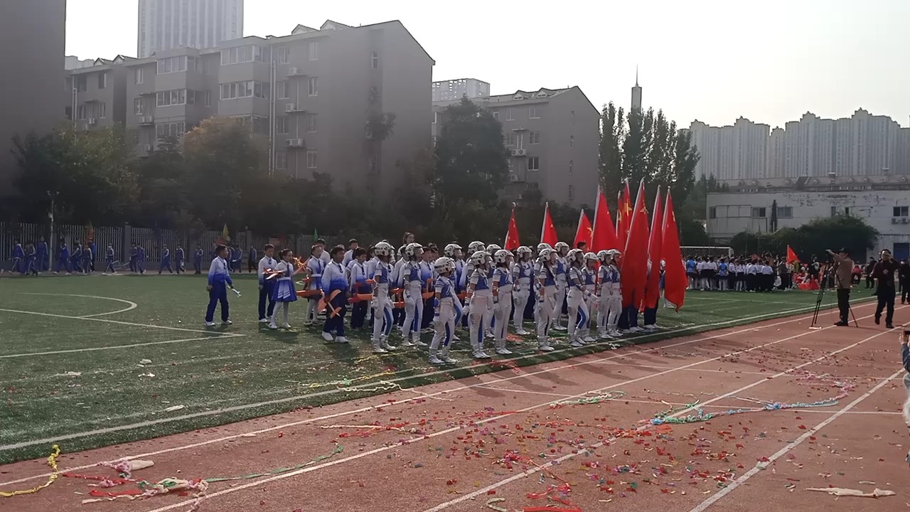 【神仙打架低龄版】新区小学运动会开幕式表演6(无剪辑,介意勿看)