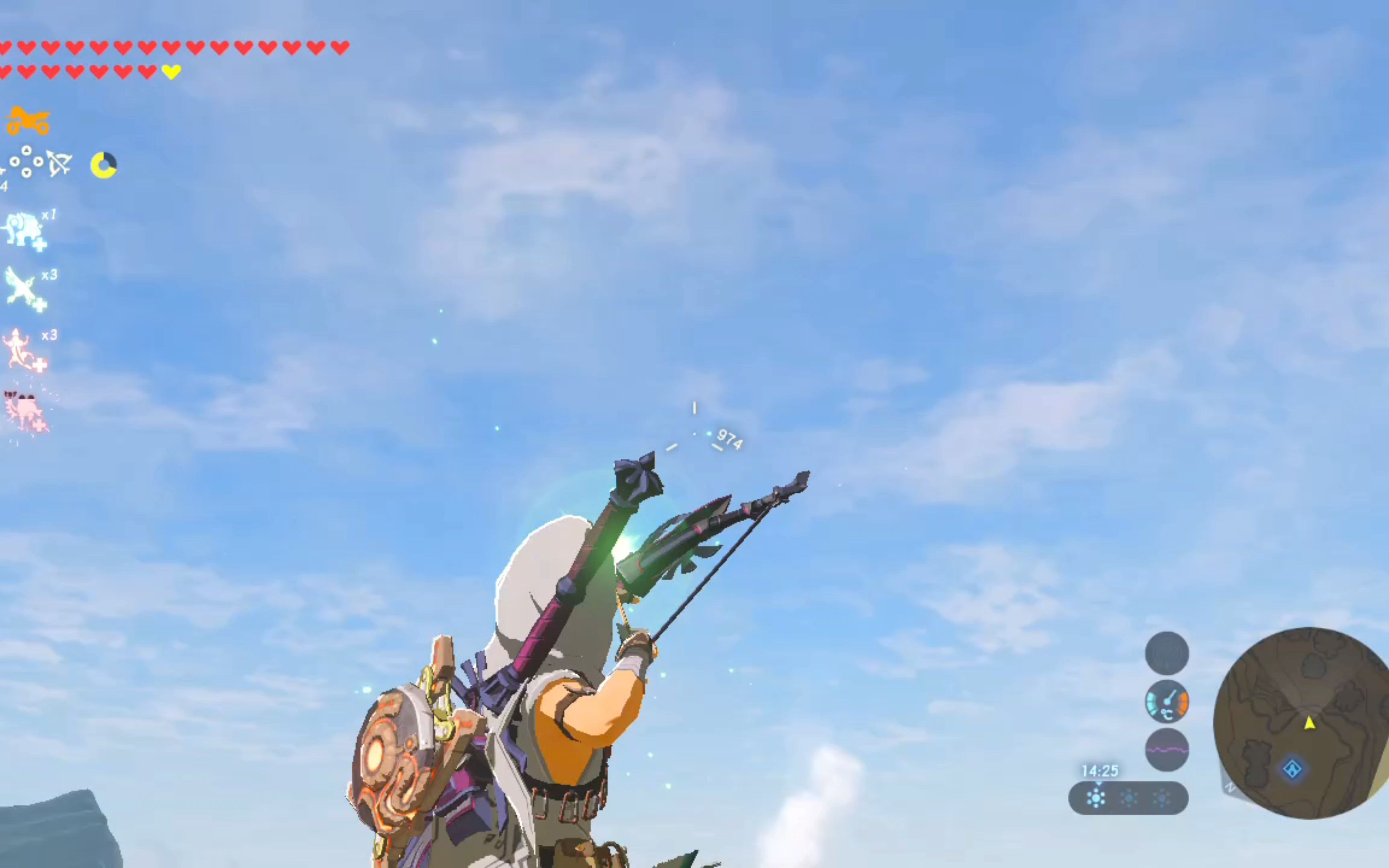 【塞尔达传说旷野之息】近卫武器真帅啊!最高攻击单手剑,双手剑,弓箭!