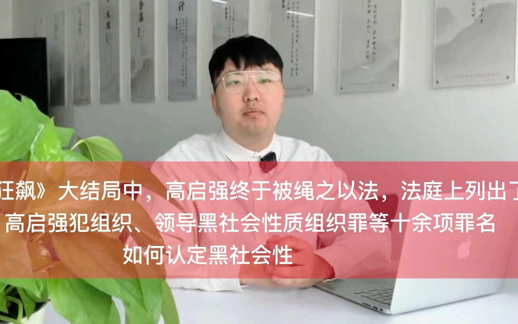 ...《狂飙》大结局中,高启强以组织、领导黑社会性质组织罪等十余项...
