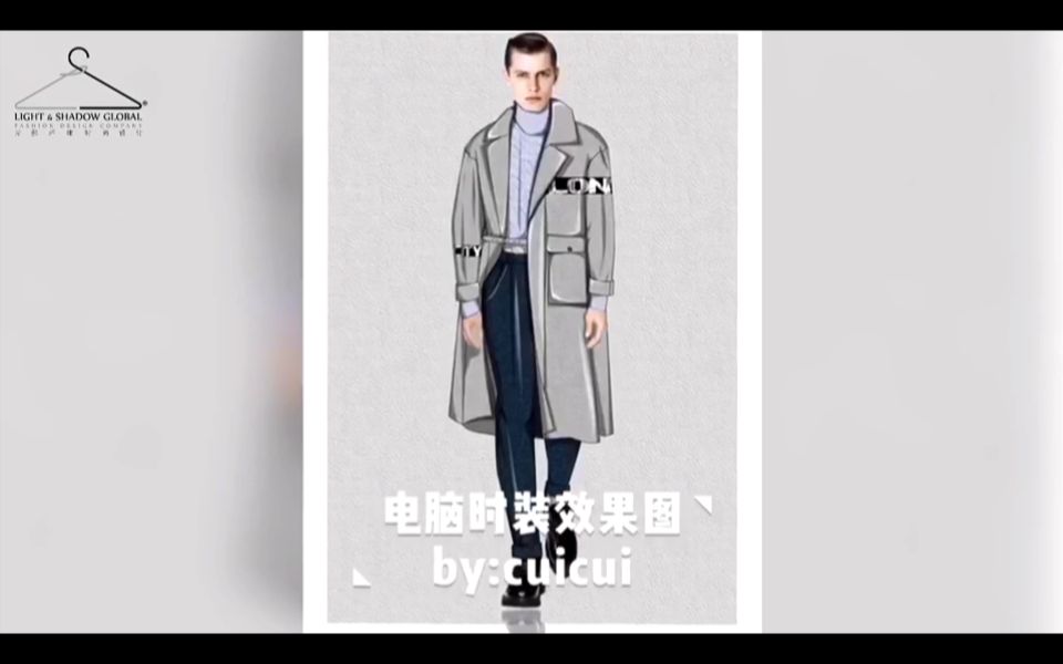 电脑ps时装效果图-服装设计