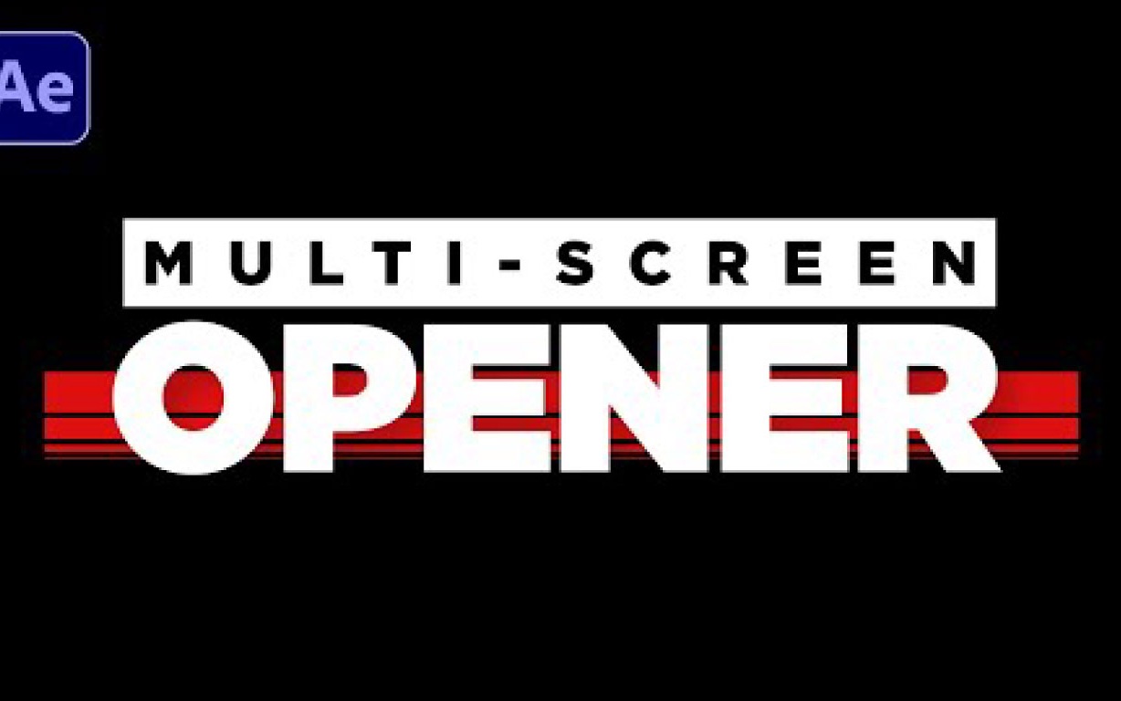 【AE教程】【油管搬运】【MG动画】快速制作文字开场动画