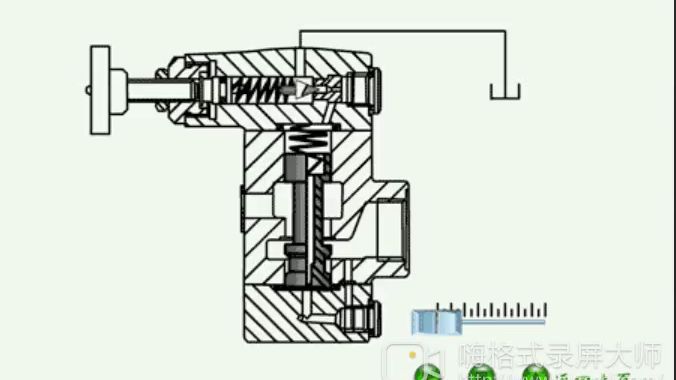 减压阀工作原理动画