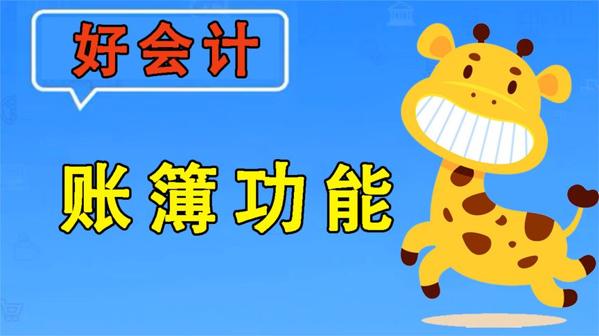 【好会计】畅捷通用友使用教程-账簿功能