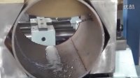 全自动切管机(液压 试切直径165mm壁厚3.5mm圆管)