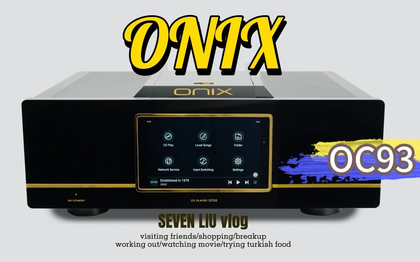 英国 欧尼士 ONIX OC 93 CD播放器。英国ONIX是一家历史悠久的音响...