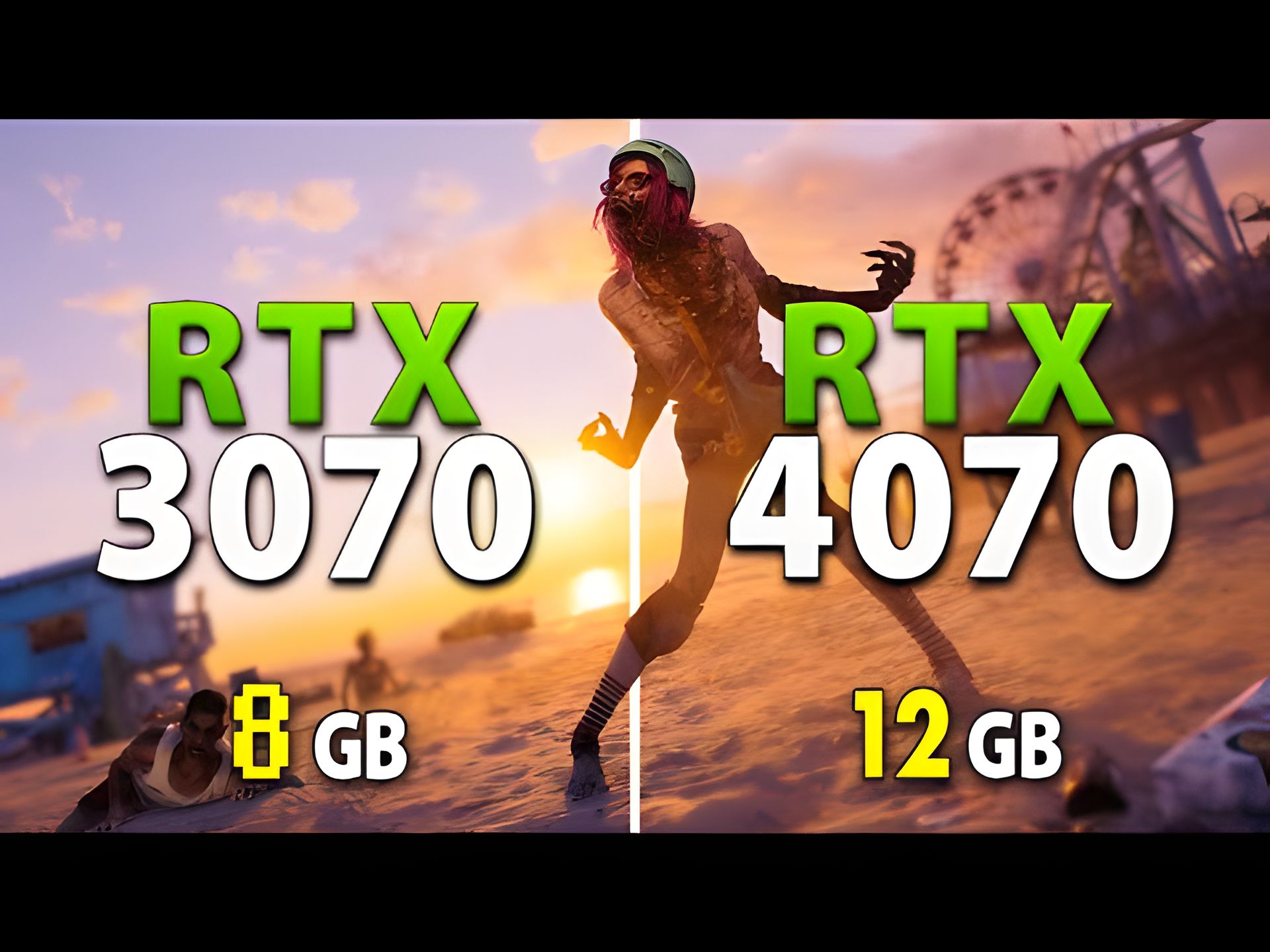 NVIDIA 中端显卡代差提升能有多大 RTX 3070 vs RTX 4070 测试游戏...