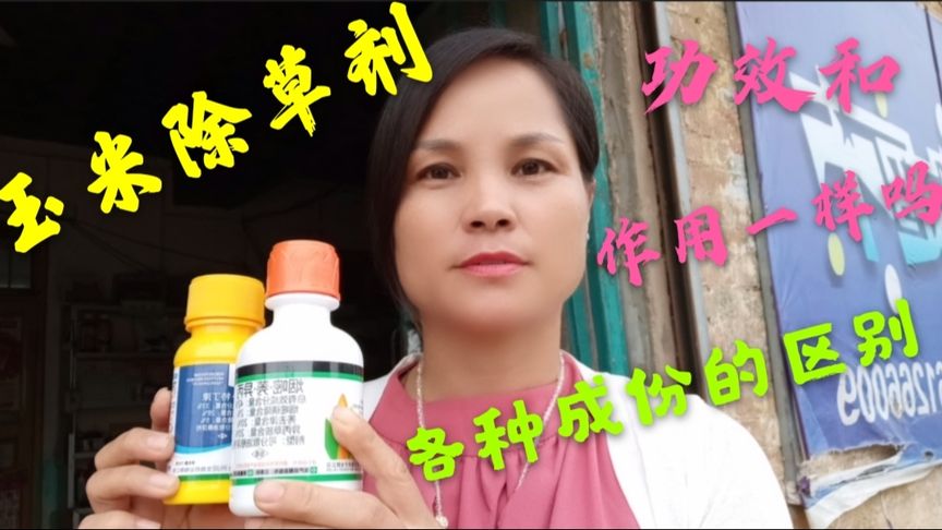 除草剂成份不同,效果和作用一样吗?一起来听听亚楠告诉你