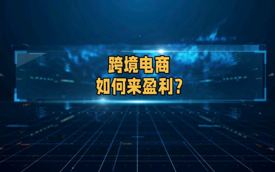 跨境电商平台如何来盈利?